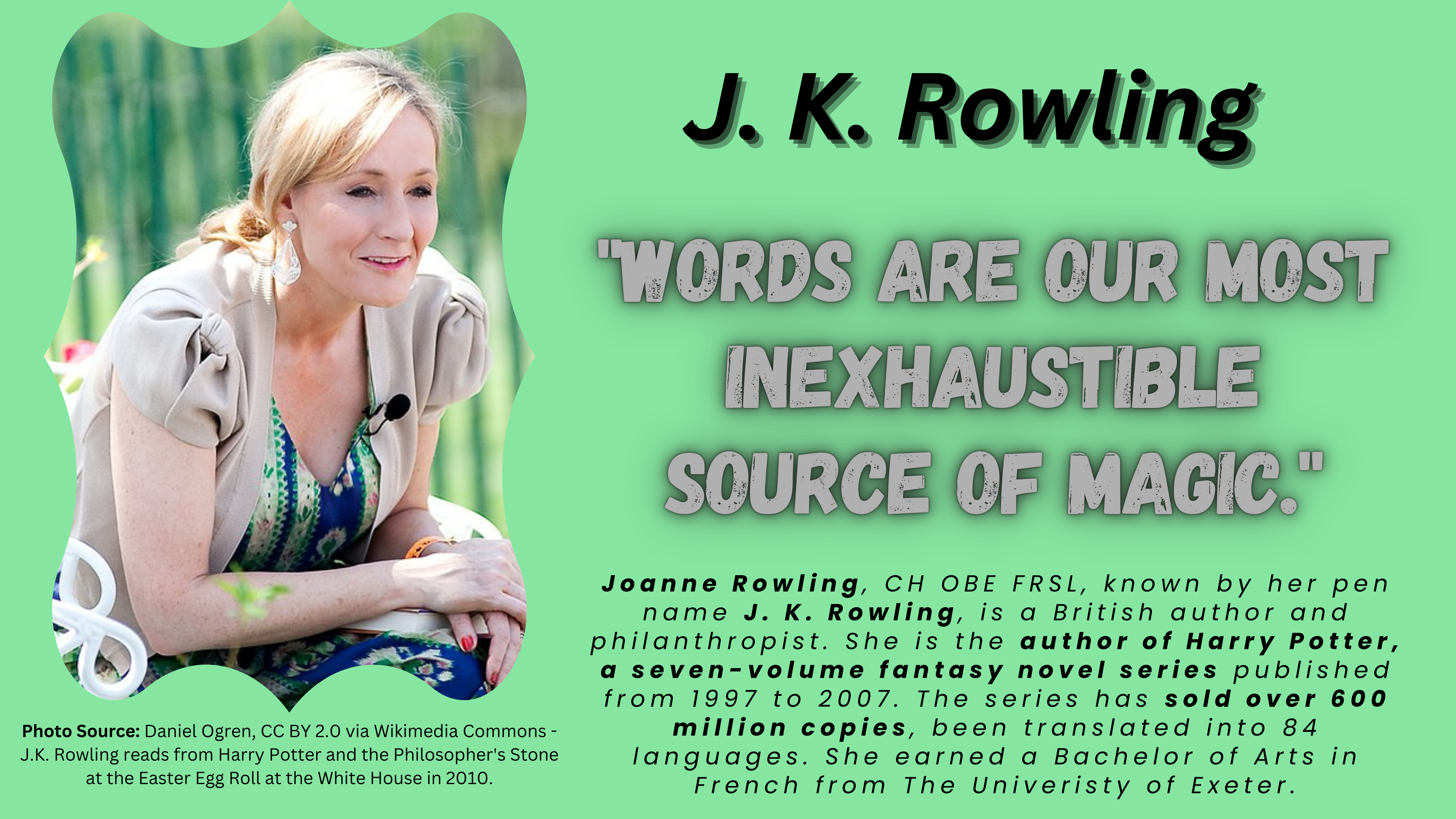 J.K. Rowling on Writing